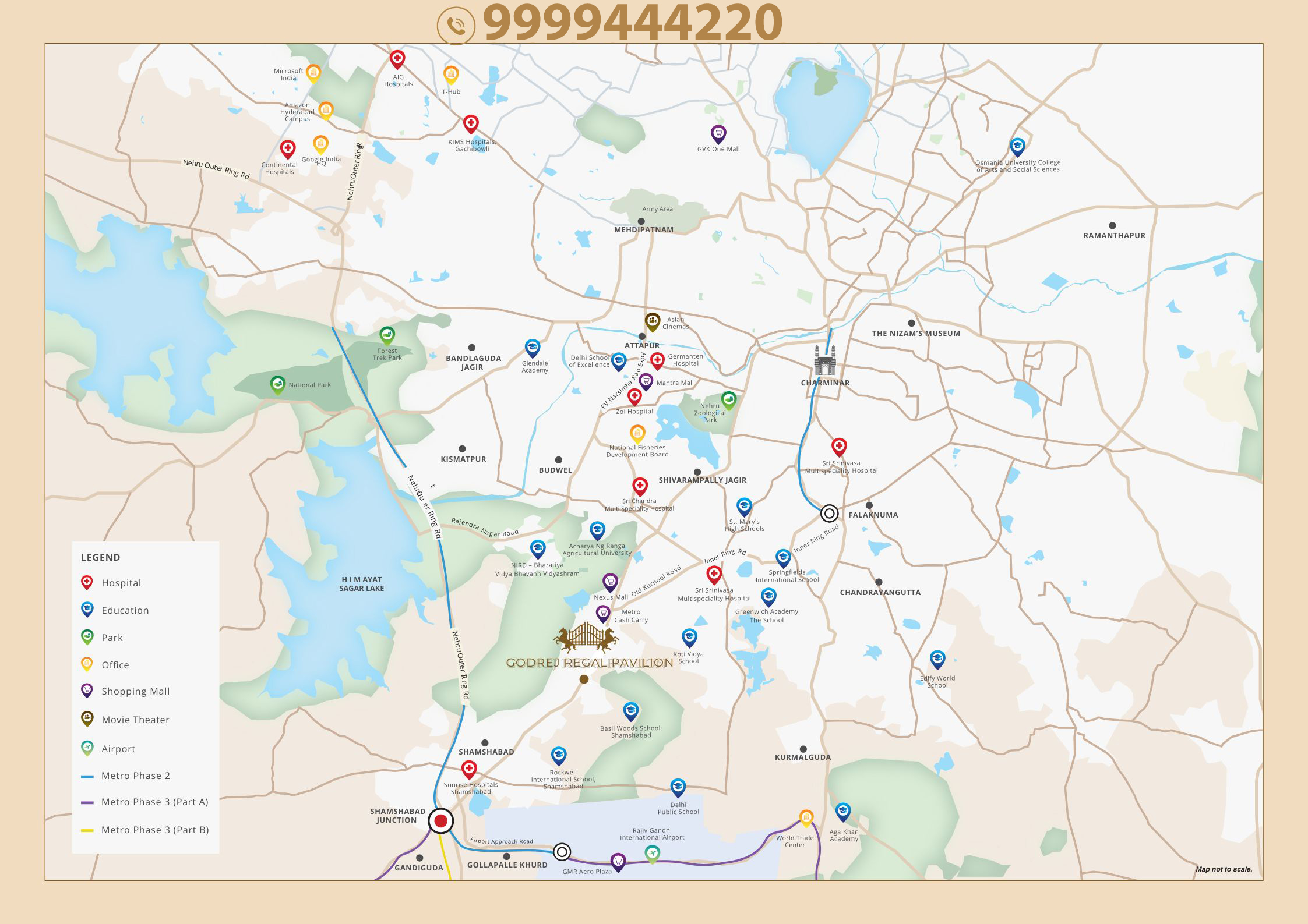 Godrej Regal Pavilion, Rajendra Nagar Hyderabad, Price