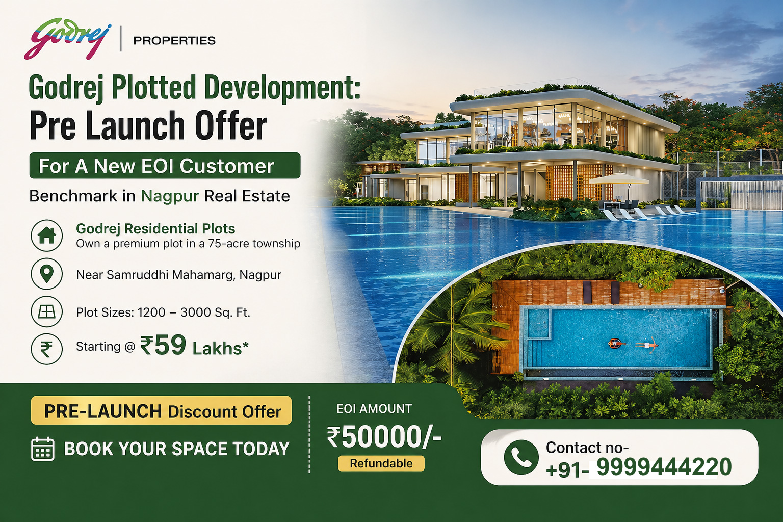 Godrej New Launch Nagpur – Premium Plotted Township at Sumthana